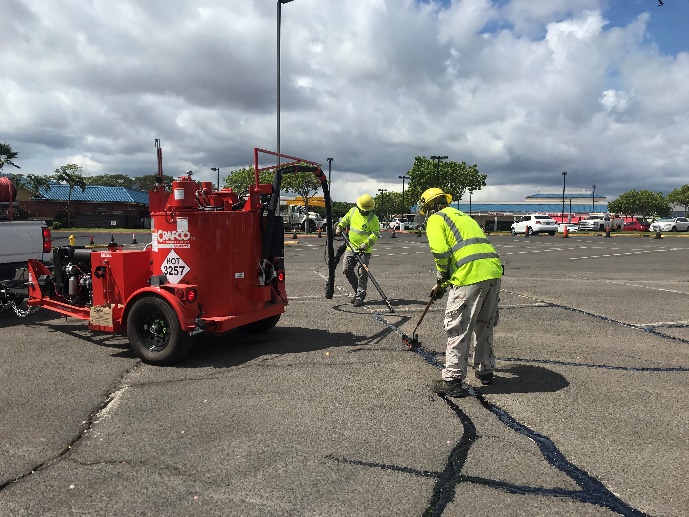 Parking Lot Maintenance Services | G P Roadway Solutions | Honolulu ...
